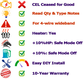 Dodge Challenger MAGNUM O2 Sensor Simulator To 3 Or 5 Volt 4-wire ...