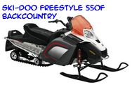 Ski-Doo Freestyle 550F Backcountry MAGNUM Dyno-Boost Snowmobile ...