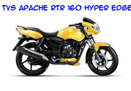 Tvs Apache Rtr 160 Hyper Edge Yellow