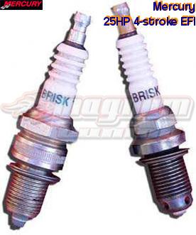 Mercury 25HP 4-stroke EFI MAGNUM Boat Performance Spark Plug