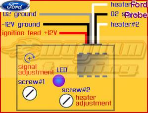 Ford Probe O2 Sensor Eliminator MAGNUM Adjustable Oxygen Sensor Simulator