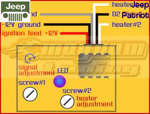 Jeep Patriot O2 Sensor Eliminator MAGNUM Adjustable Oxygen Sensor Simulator