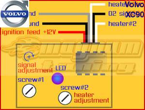 Volvo XC90 O2 Sensor Eliminator MAGNUM Adjustable Oxygen Sensor Simulator